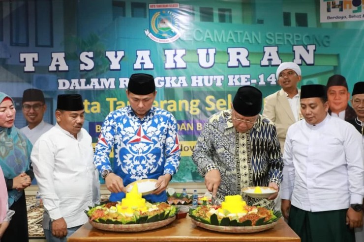Tasyakuran HUT Tangsel ke-14 di Kecamatan Serpong, Wali Kota Benyamin: Saatnya Bangkit ...